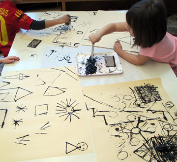 Print Making With lines