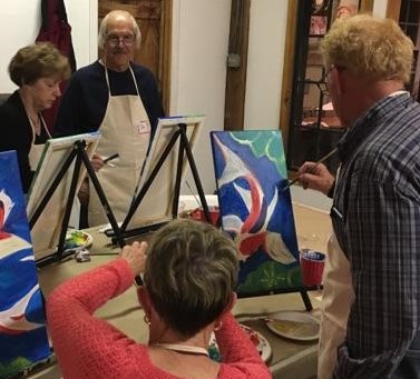 Partners Paint party